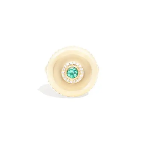 CAMPBELL + CHARLOTTE Evolve Cocktail Ring - Emerald-gold