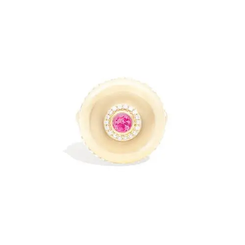 CAMPBELL + CHARLOTTE Evolve Cocktail Ring - Pink Sapphire- Gold