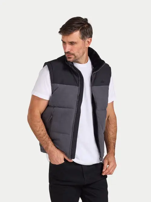 RAGING BULL Two Tone Zip Neck Gilet