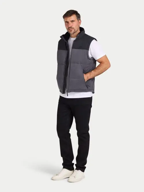 RAGING BULL Two Tone Zip Neck Gilet