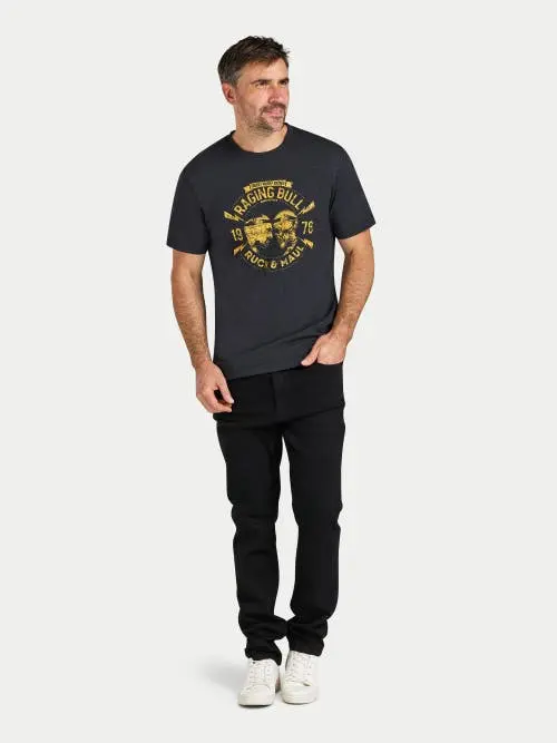 RAGING BULL Ruck & Maul Print T-shirt