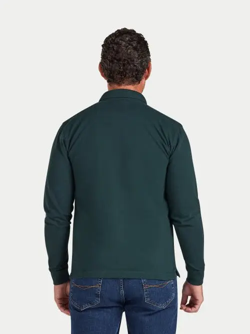 RAGING BULL Long Sleeve Classic Pique Polo
