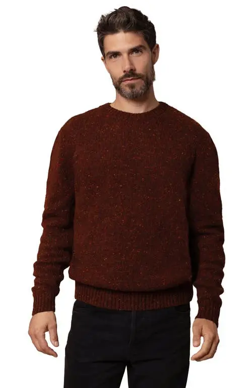 CELTIC & CO. Donegal Crew Neck Sweater - Ember