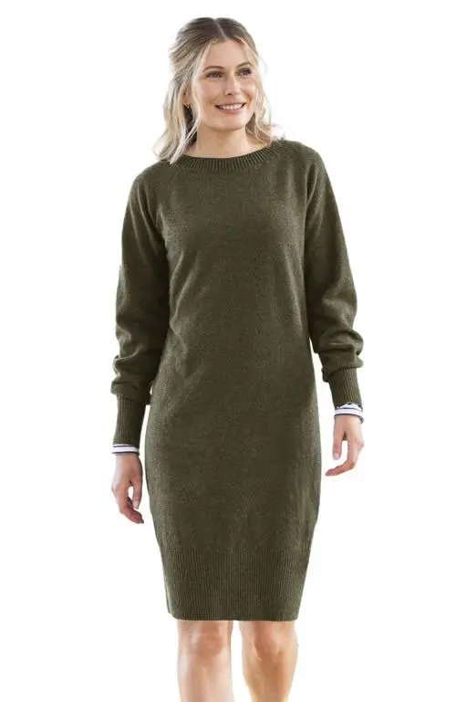 CELTIC & CO. Supersoft Slouch Dress - Olive