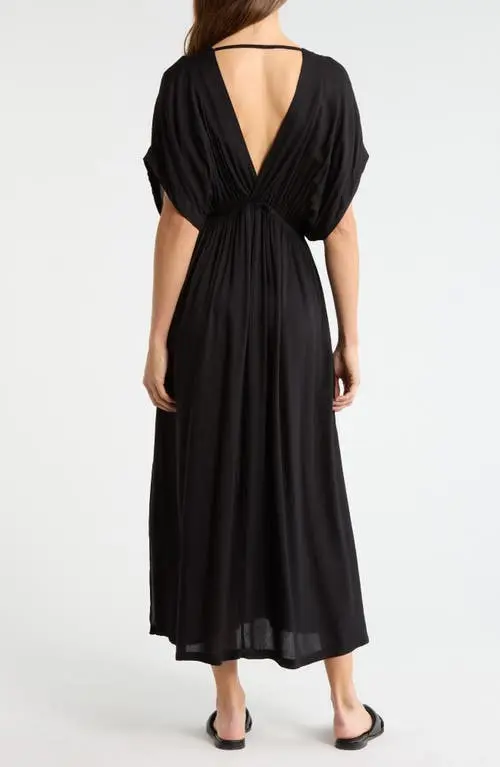 Elan Ring Cover-up Maxi Dress - Black