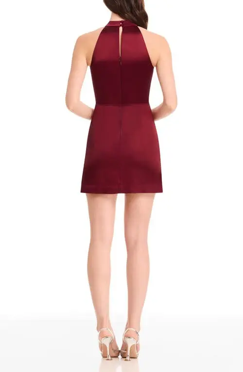 Dress The Population Mina Sleeveless Mini Dress - Garnet