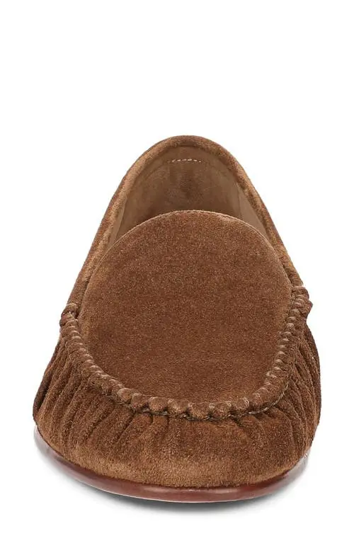 Veronica Beard Prilla Suede Loafer - Chestnut