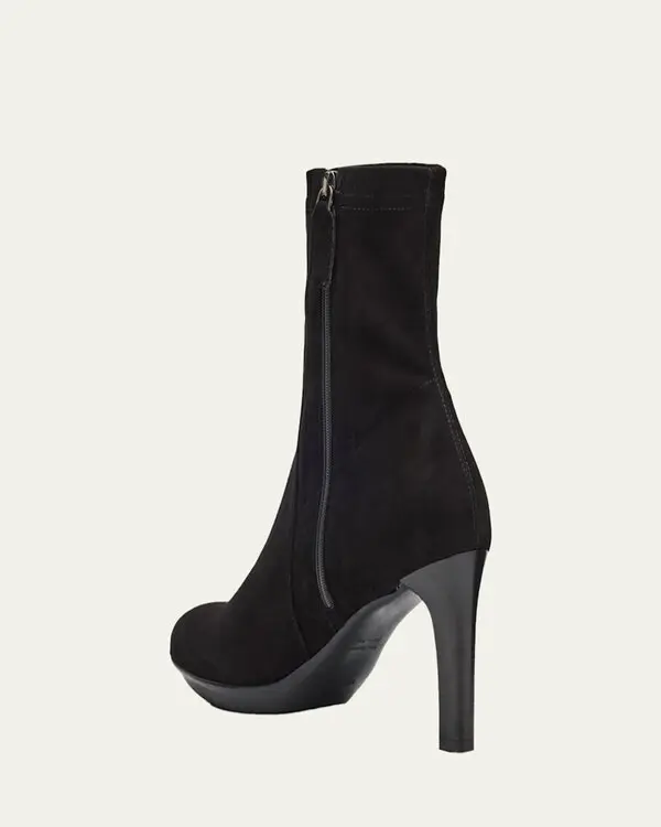 Aquatalia 90mm Rhumba Suede Booties