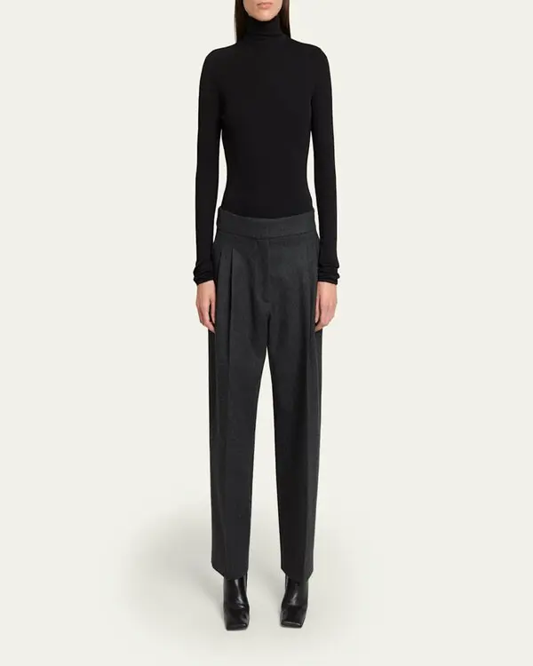 Alaïa Fluid Jersey Heart Bodysuit - Noir