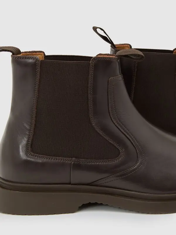 REISS Jagger Leather Chelsea Boots