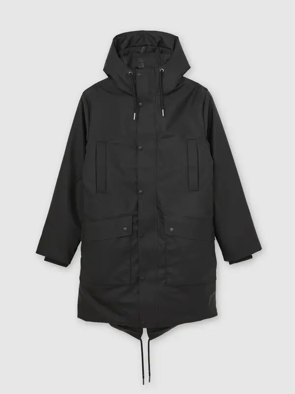 Rains Hooded Long Parka