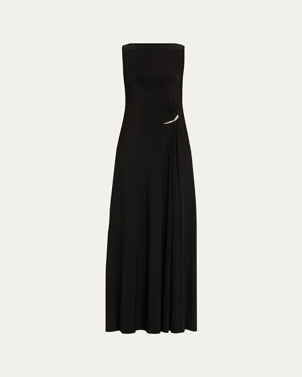 GRACE LING Strapless Maxi Dress With Claw Detail