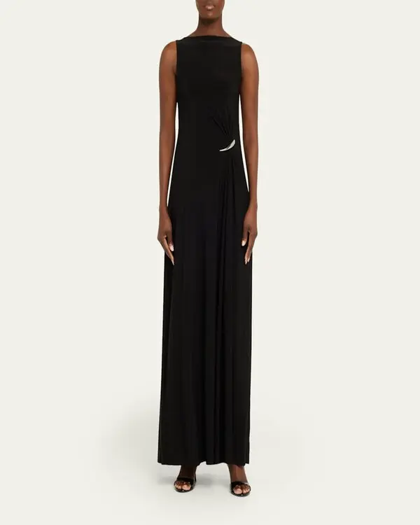 GRACE LING Strapless Maxi Dress With Claw Detail