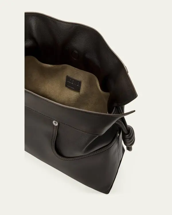 Loewe Flamenco Panta Clutch Bag - Brown