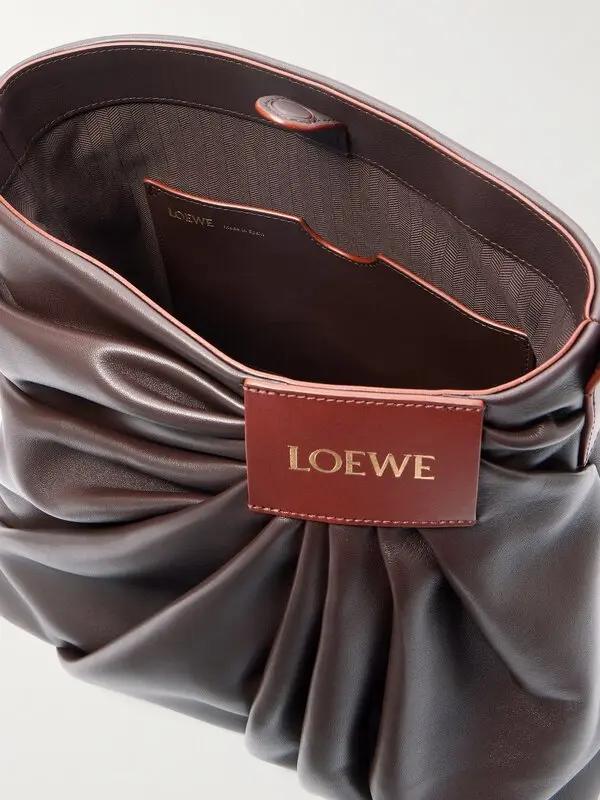 Loewe Gathered Leather Tote