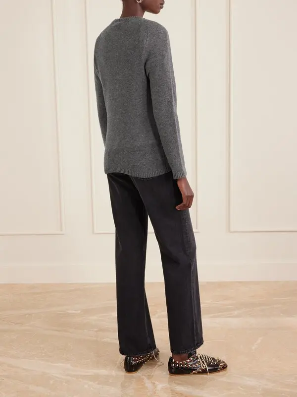 THE ELDER STATESMAN Laurel Cashmere Sweater