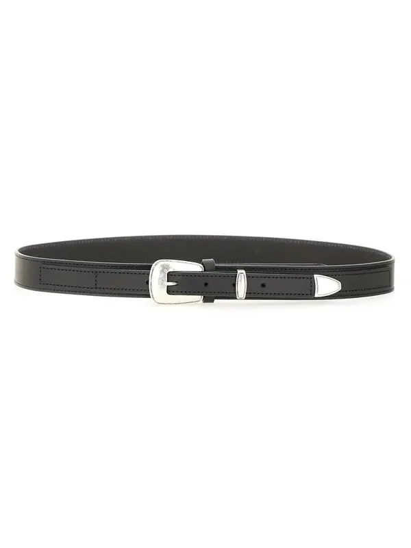 LEMAIRE Minimal Western Belt - Black