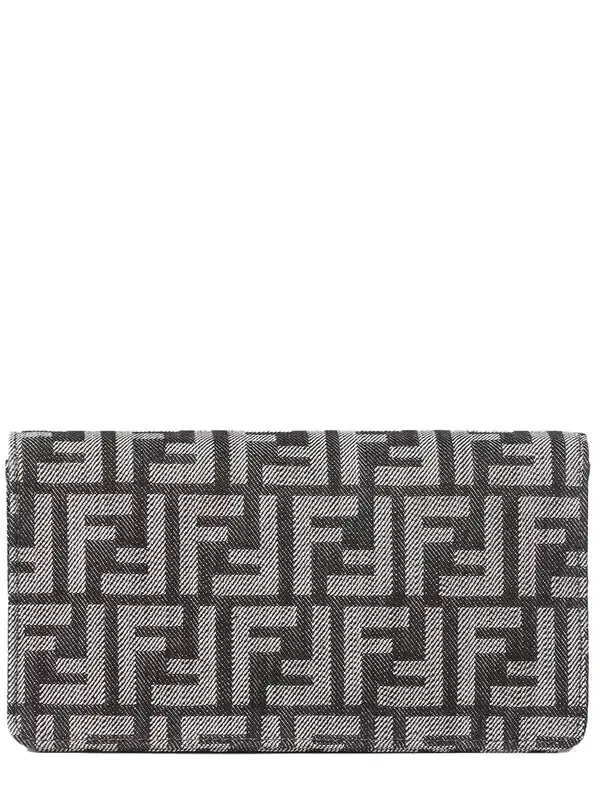 Fendi Baguette" Wallet - Black