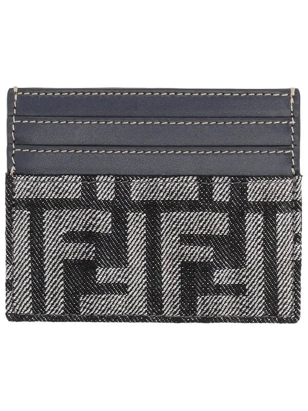 Fendi Card Holder "baguette - Black