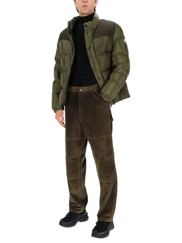 Moncler Ribbed Pants - Green