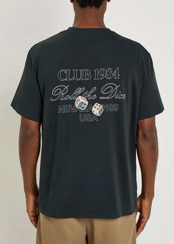 CLUB 1984 Roll The Dice Printed Cotton T-shirt