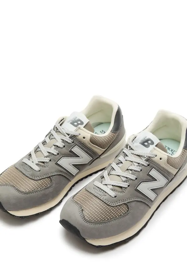 NEW BALANCE 574 Panelled Sneakers - Grey