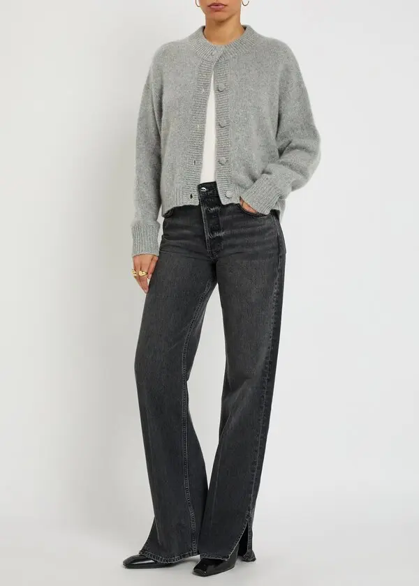FRAME Cashmere Cardigan - Silver