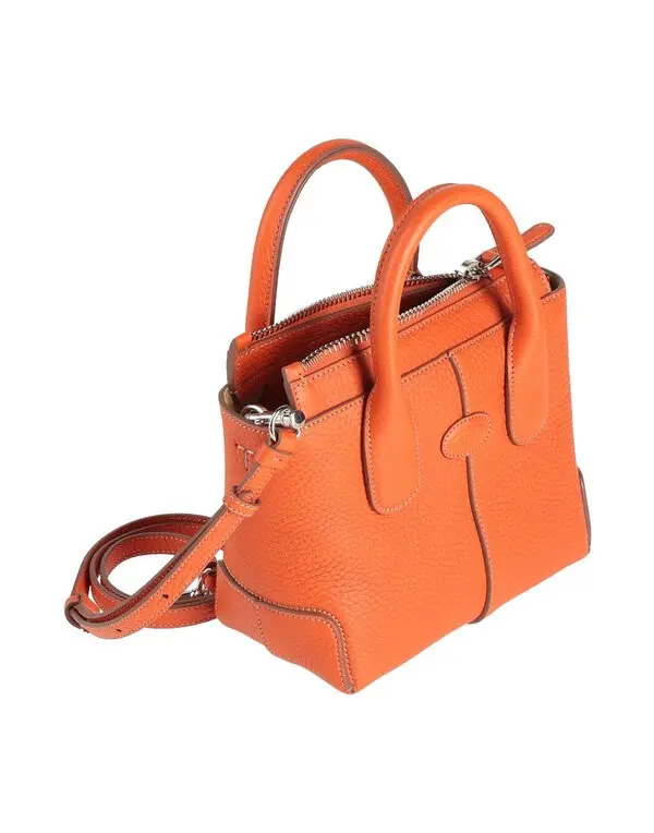 TOD'S Leather Tote - Orange