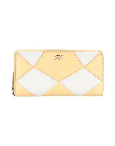 ROGER VIVIER Wallet Pastel Leather - Yellow