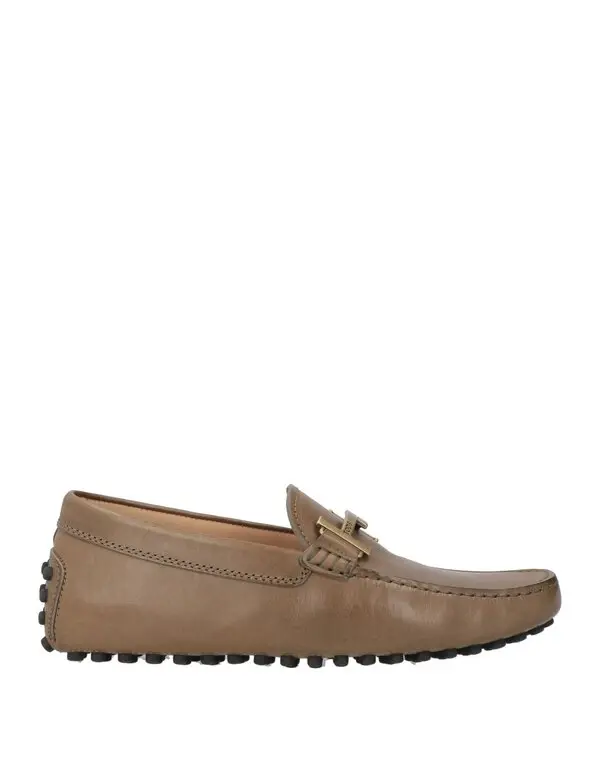 TOD'S Leather Loafers - Beige