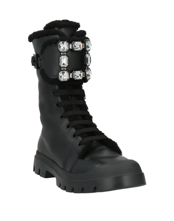 ROGER VIVIER Leather Ankle Boots