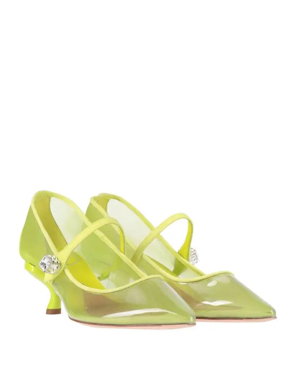 ROGER VIVIER Lime Mary Jane Pumps