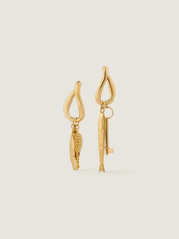 Givenchy Lucky Charms Asymmetric Earrings - Multicolor