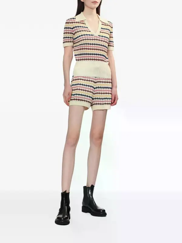 Zimmermann Drawstring Knitted Shorts