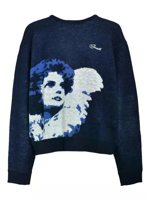 BREATH Logo-embroidered Sweater