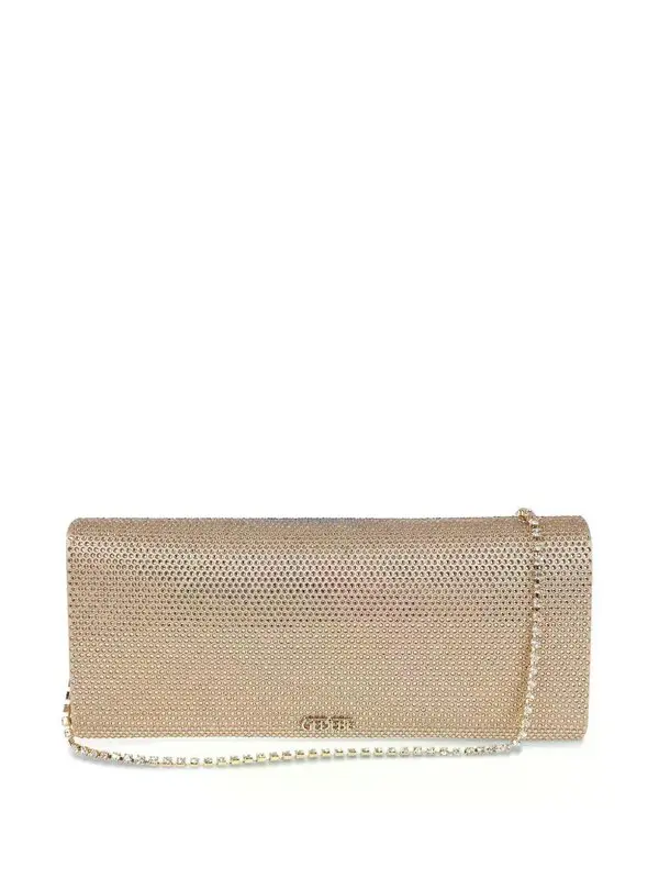 GEDEBE Crystal-embellished Clutch - Neutrals