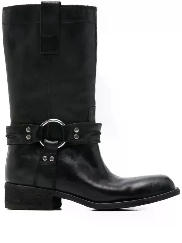 FAUZIAN JEUNESSE 40mm Studded Biker Boots