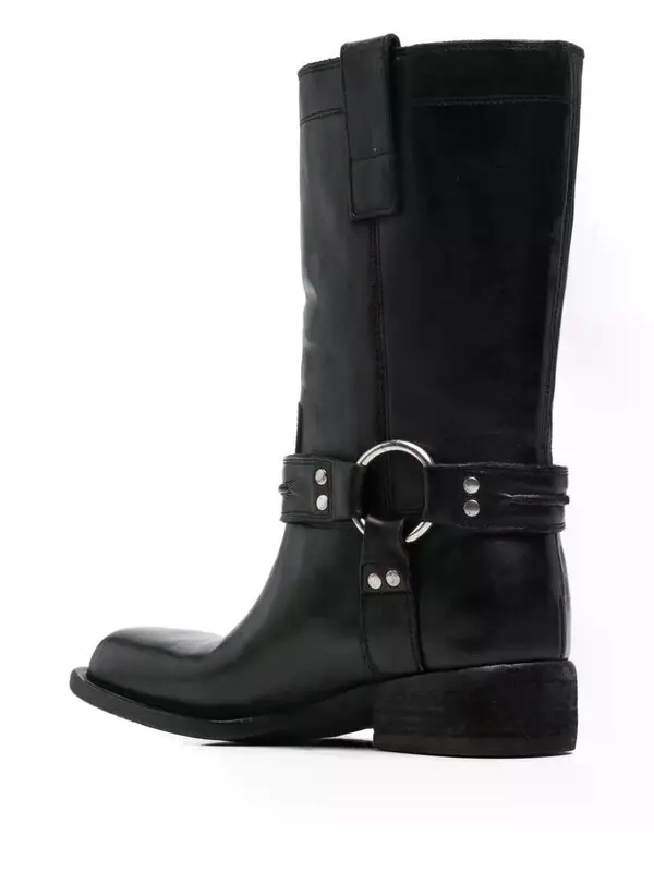 FAUZIAN JEUNESSE 40mm Studded Biker Boots