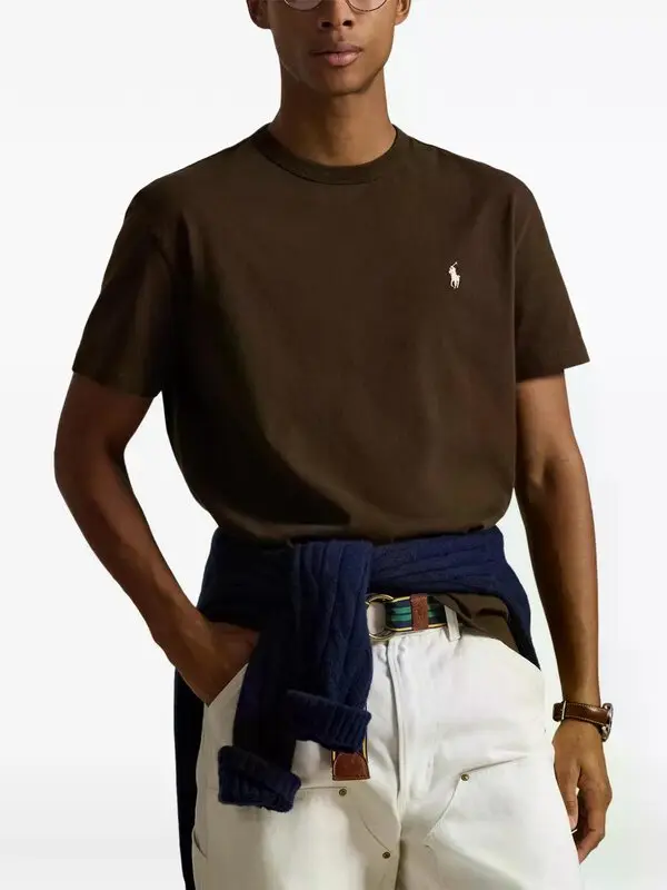 Polo Ralph Lauren Crewneck Cotton T-shirt - Brown