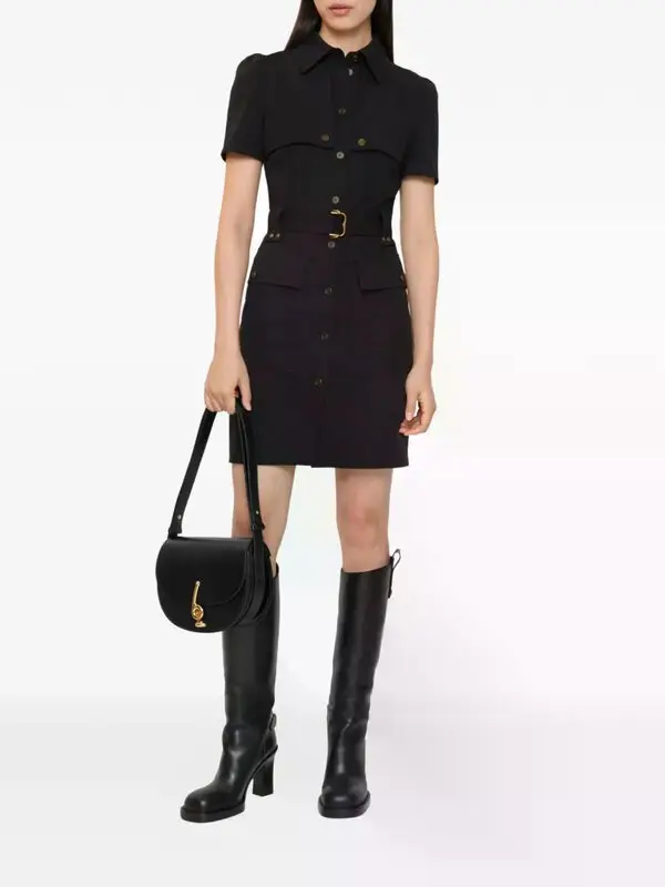 Burberry Wool Trench Dress With Belt