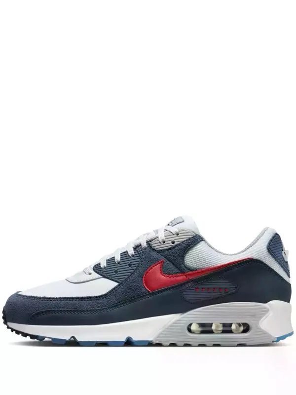 Nike Air Max 90 Lace-up Sneakers - Blue