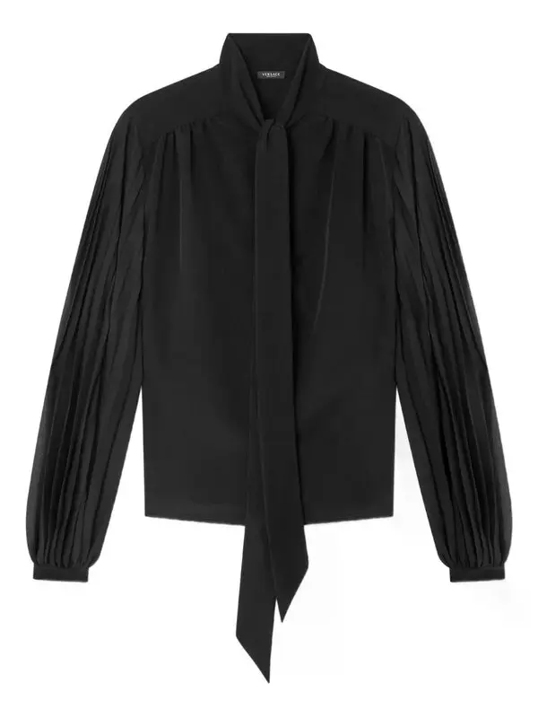 Versace Pleated Blouse