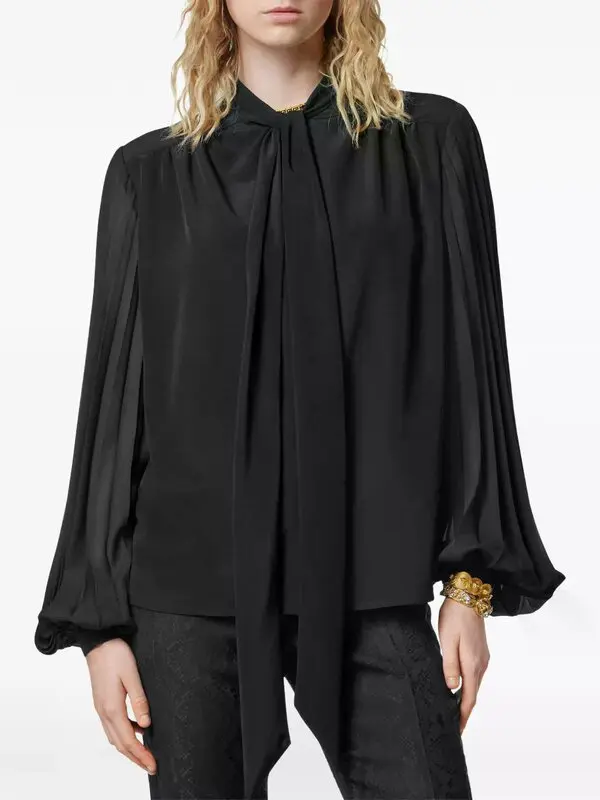 Versace Pleated Blouse