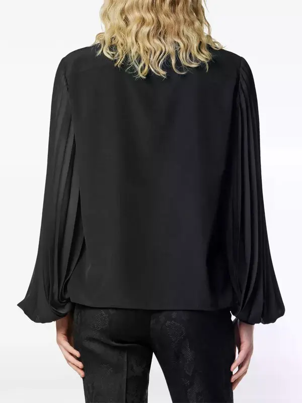 Versace Pleated Blouse