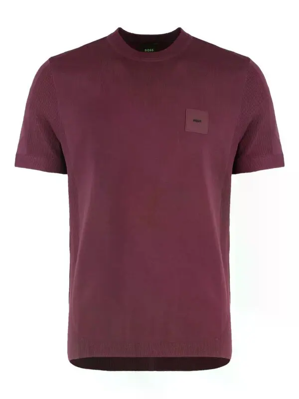 BOSS Crew-neck T-shirt - Purple