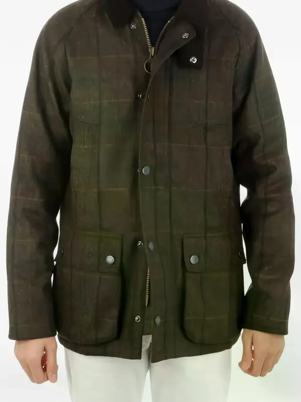 Barbour Checked Corduroy Collar Jacket