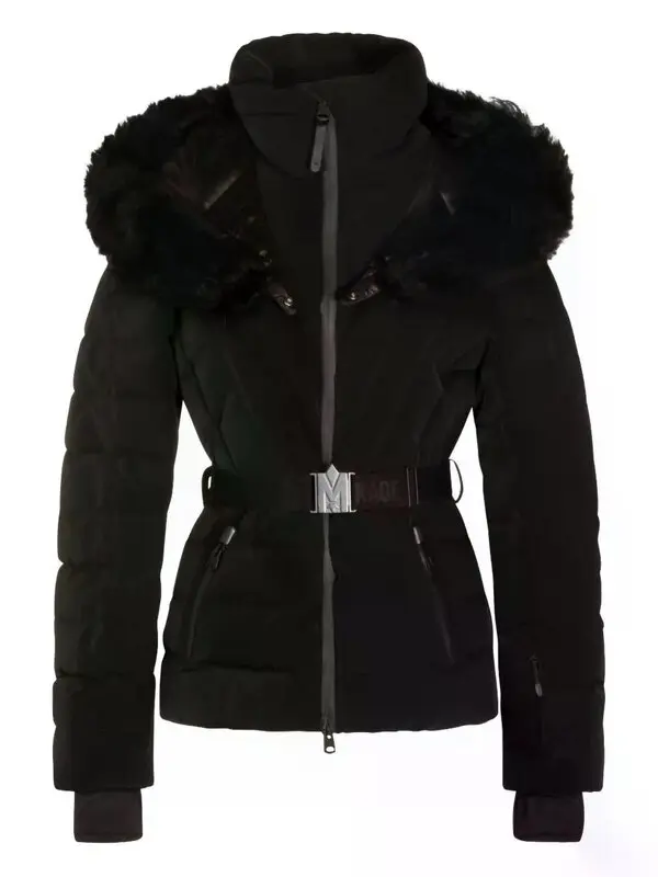 Mackage Fur Trimmed Belted Coat