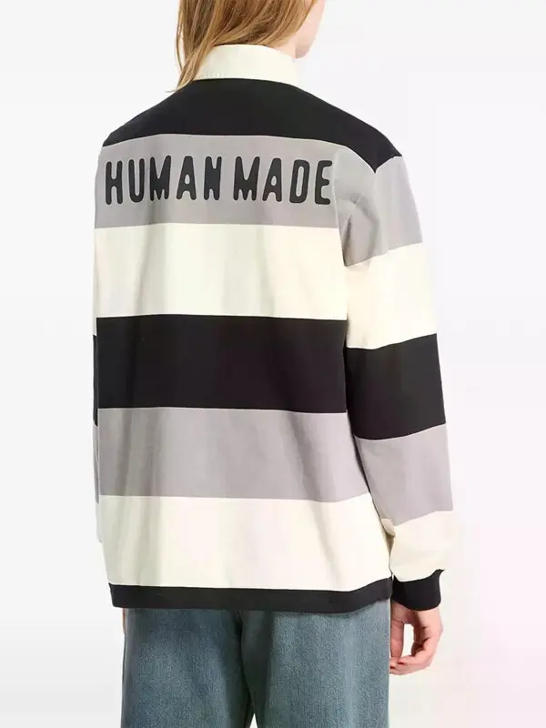 HUMAN MADE Logo-embroidered Polo Shirt