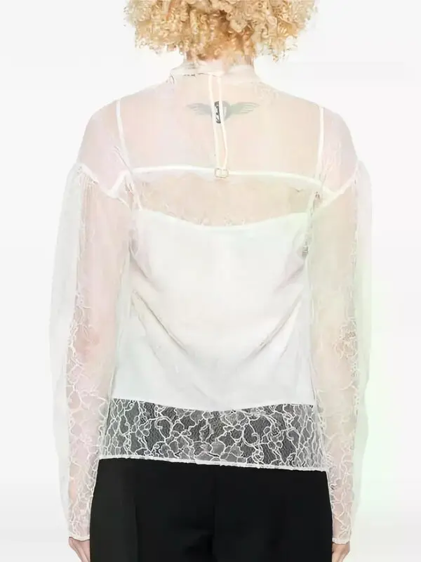 TWINSET Lace Ruffled Knitwear