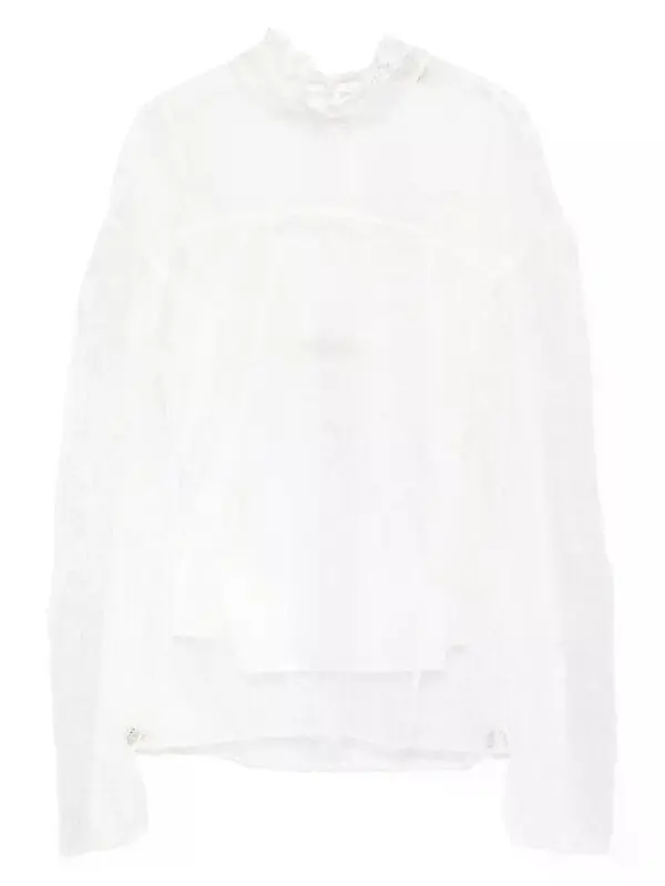 TWINSET Lace Ruffled Knitwear - Black